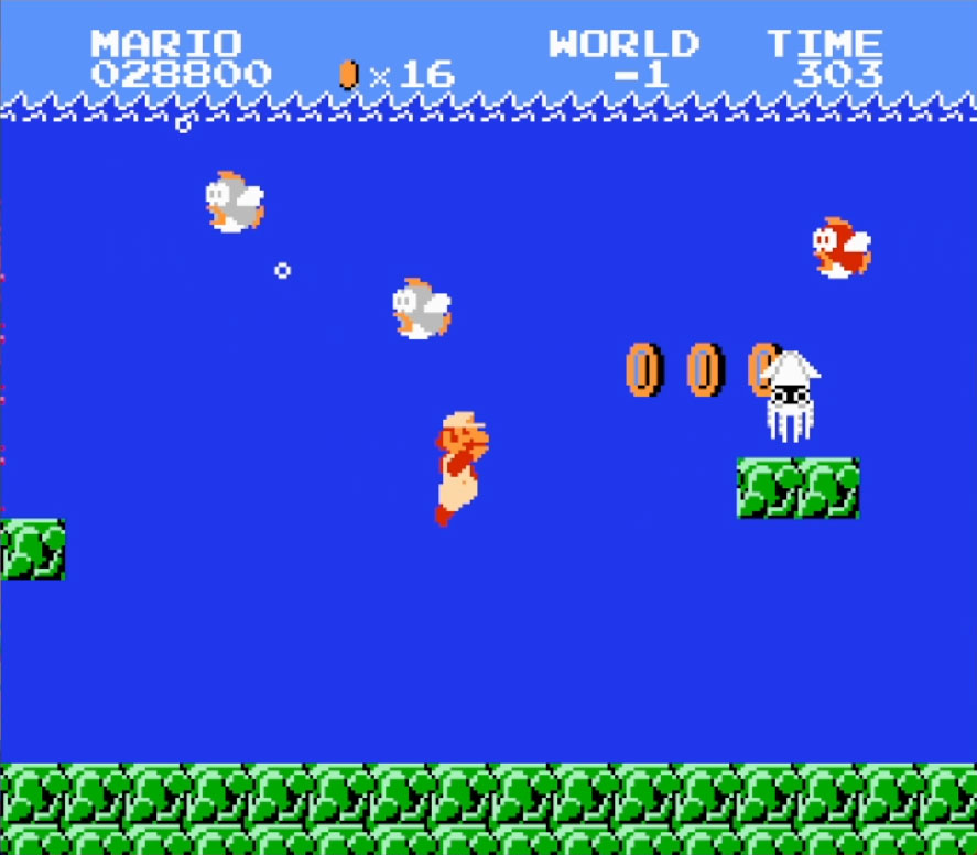 How to get to Minus World in Super Mario Bros - Bowser's Blog